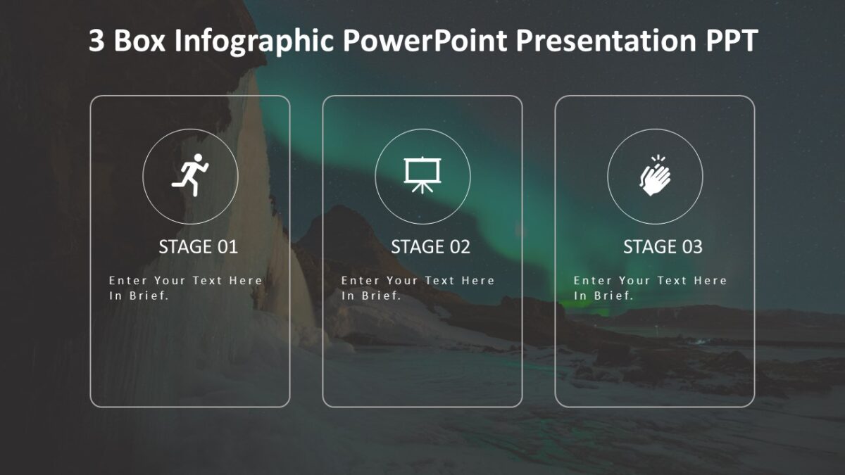 3 Box Infographic PowerPoint Presentation PPT - PPTUniverse