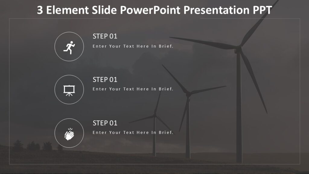 3 Element Slide PowerPoint Presentation PPT - PPTUniverse