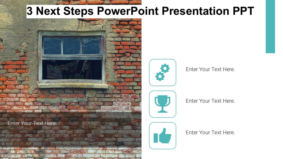 3 Next Steps PowerPoint Presentation PPT - PPTUniverse