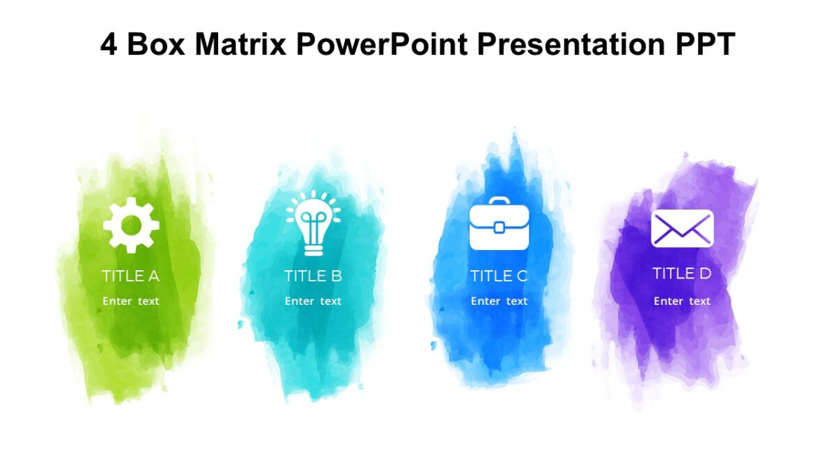 4 Box Matrix PowerPoint Presentation PPT - PPTUniverse