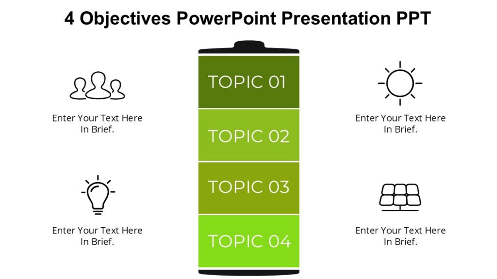 4 Objectives Powerpoint Presentation Ppt Pptuniverse