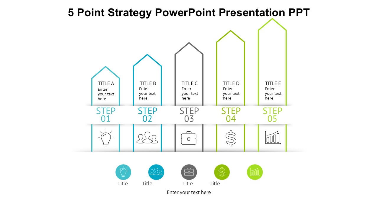 5 Point Strategy PowerPoint Presentation PPT - PPTUniverse