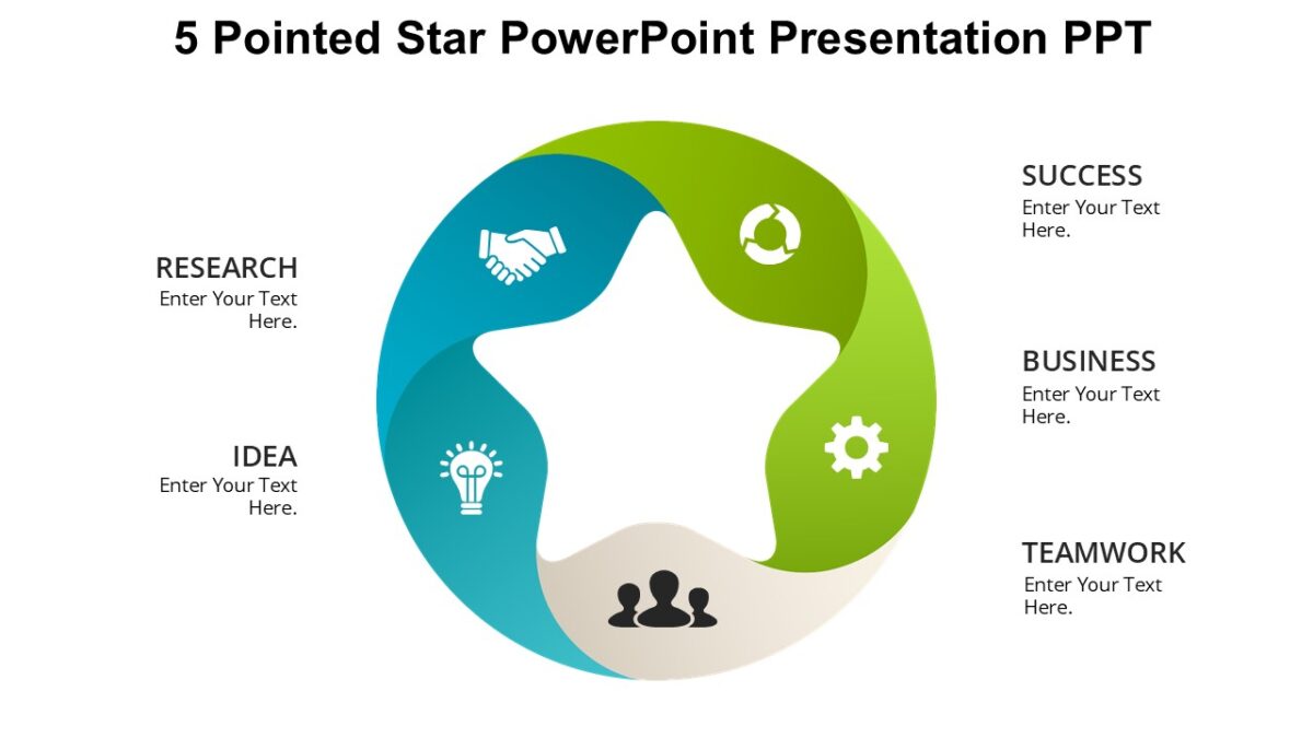 5 Pointed Star PowerPoint Presentation PPT - PPTUniverse