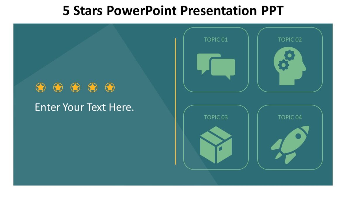 5 Stars PowerPoint Presentation PPT - PPTUniverse