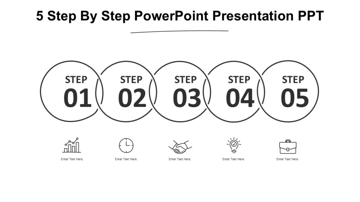 5 Step By Step PowerPoint Presentation PPT - PPTUniverse