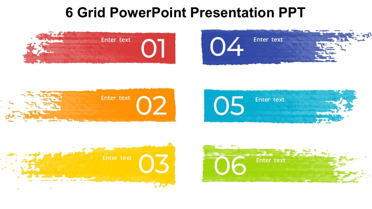6 Grid PowerPoint Presentation PPT - PPTUniverse