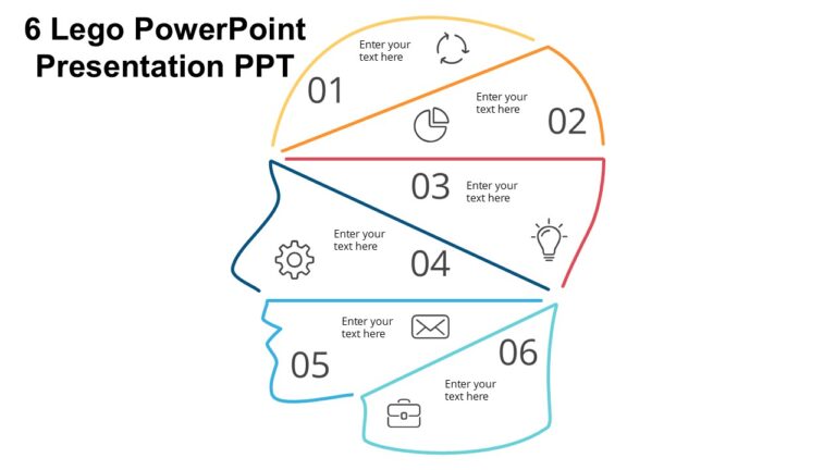 6 Lego PowerPoint Presentation PPT : 100% Editable PPTx