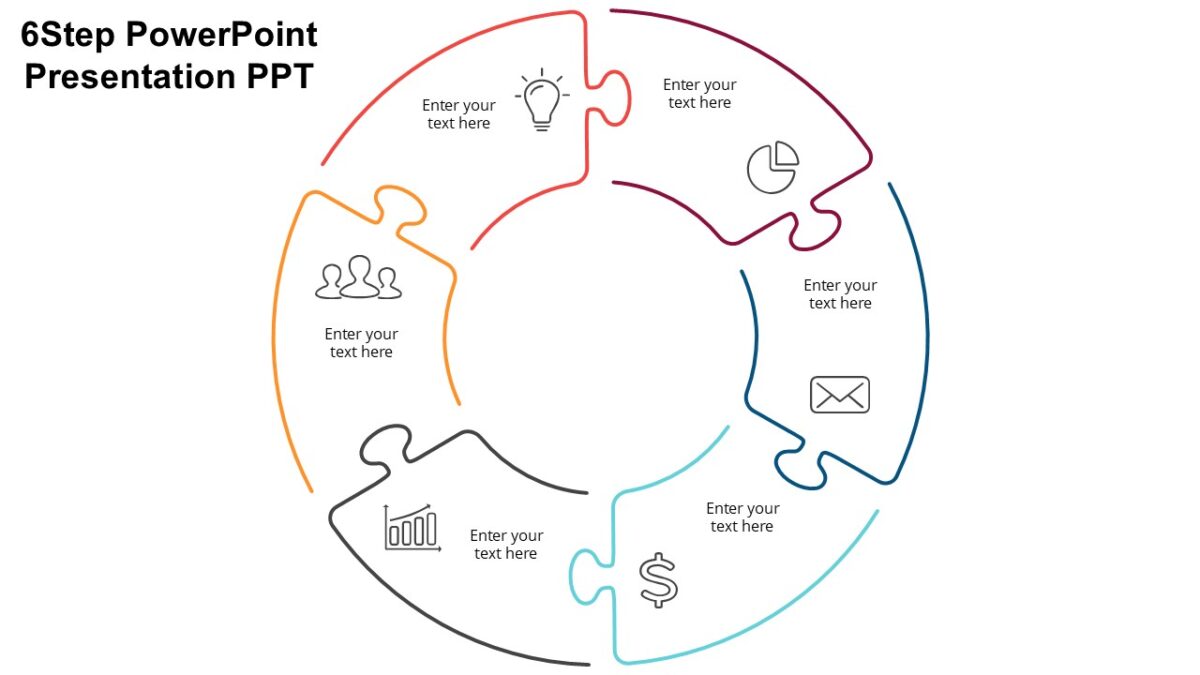 6Step PowerPoint Presentation PPT - PPTUniverse