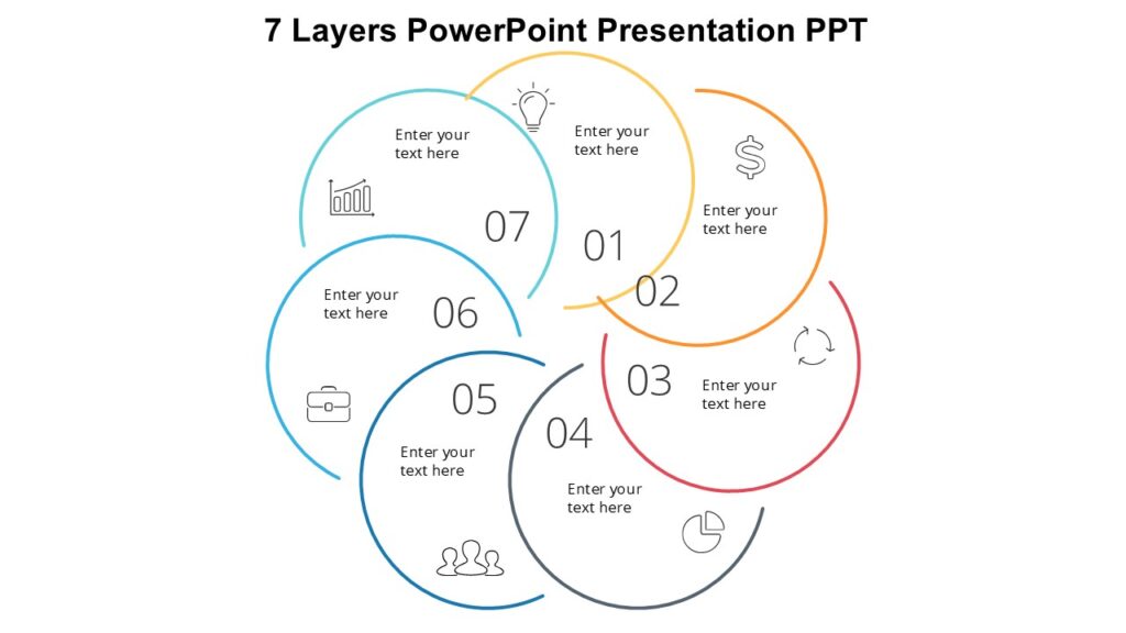 7 Options PowerPoint Presentation PPT : 100% Editable PPTx