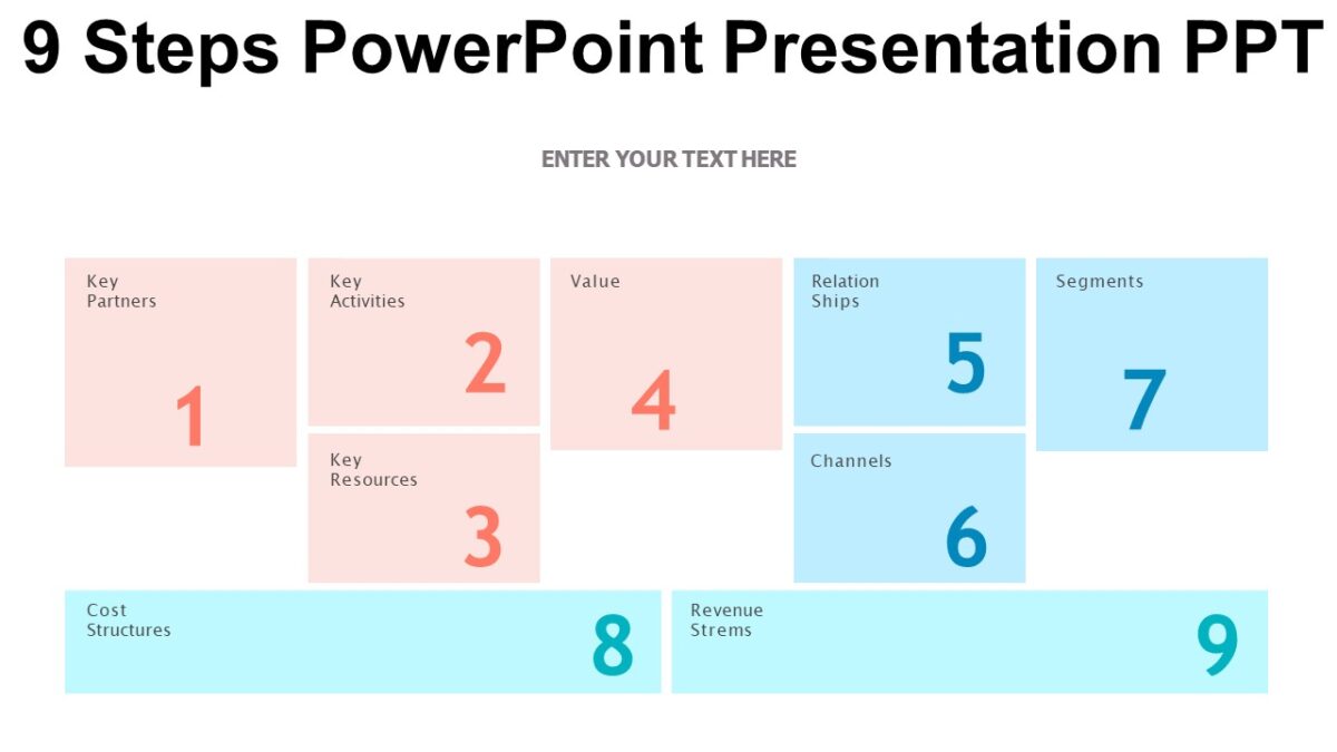 9 Steps PowerPoint Presentation PPT - PPTUniverse