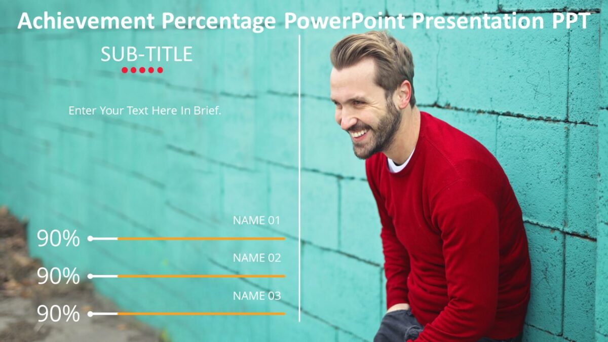 Achievement Percentage PowerPoint Presentation PPT - PPTUniverse