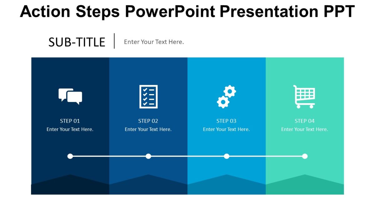 Action Steps PowerPoint Presentation PPT : 100% Editable PPTx