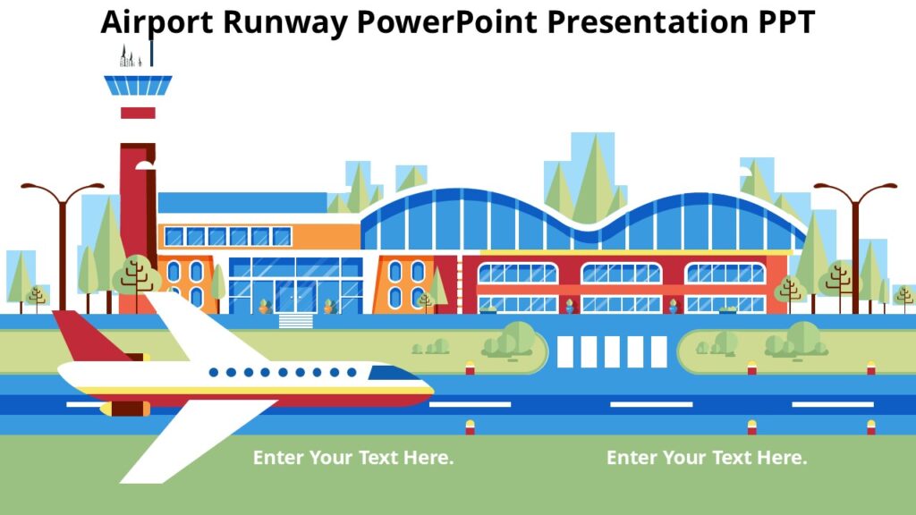 Airport Runway PowerPoint Presentation PPT : 100% Editable PPTx