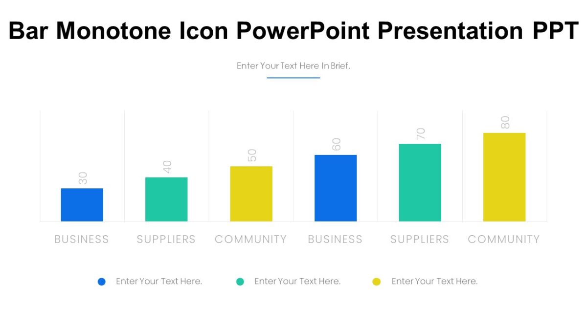 Bar Monotone Icon PowerPoint Presentation PPT - PPTUniverse