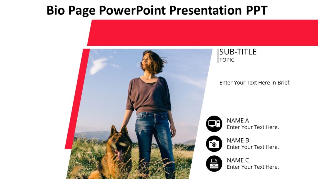 Bio Page PowerPoint Presentation PPT - PPTUniverse