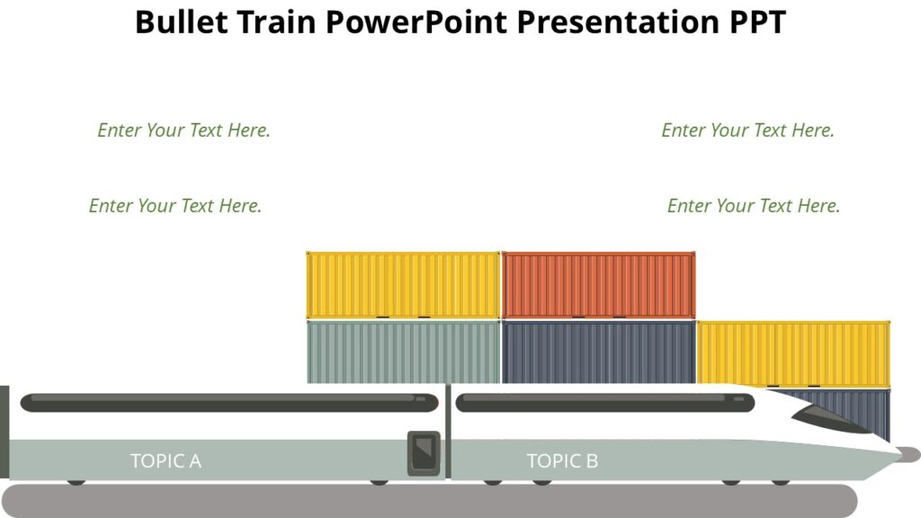 Bullet Train PowerPoint Presentation PPT : 100% Editable PPTx