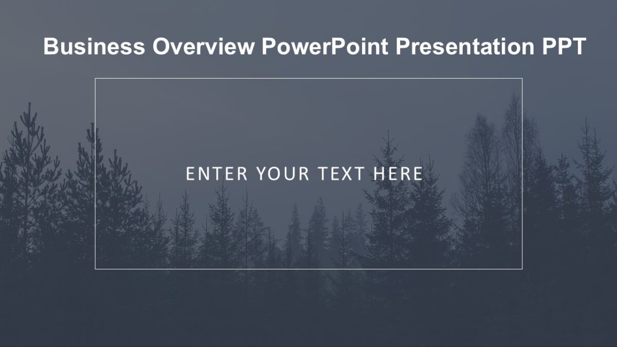 Business Overview PowerPoint Presentation PPT - PPTUniverse