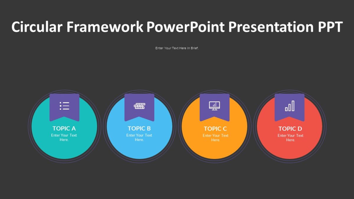 Circular Framework PowerPoint Presentation PPT : 100% Editable PPTx