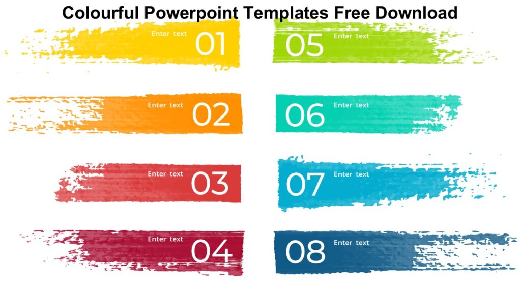 Colourful Powerpoint Templates Free Download - PPTUniverse