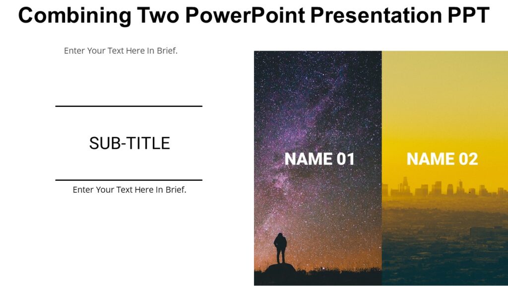 Combining Two PowerPoint Presentation PPT - PPTUniverse