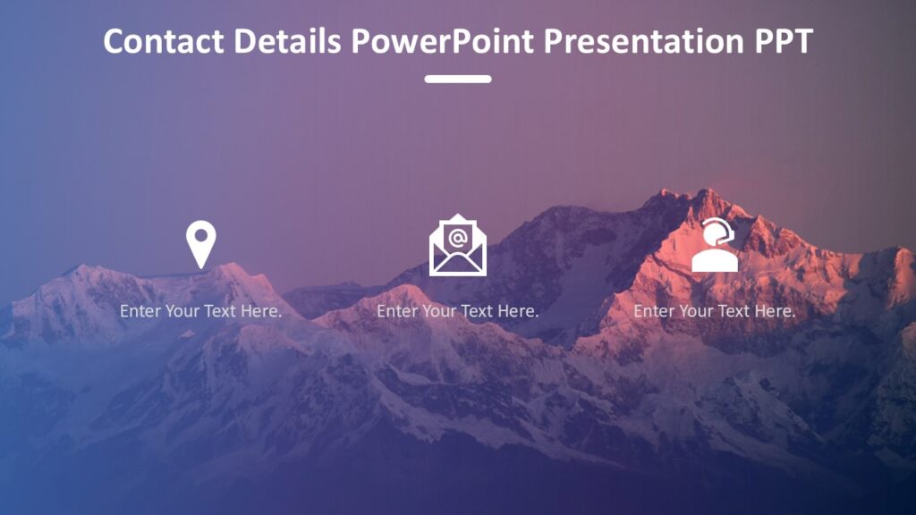 Contact Details PowerPoint Presentation PPT : 100% Editable PPTx