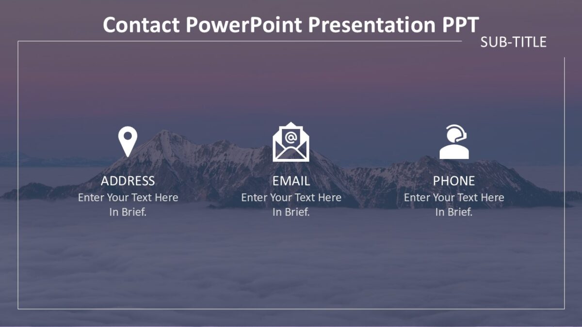 Contact PowerPoint Presentation PPT - PPTUniverse