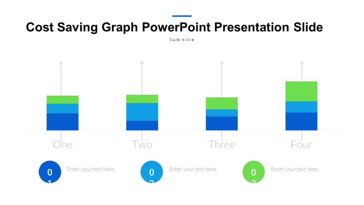Cost Saving Graph PowerPoint Presentation Slide : 100% Editable PPTx