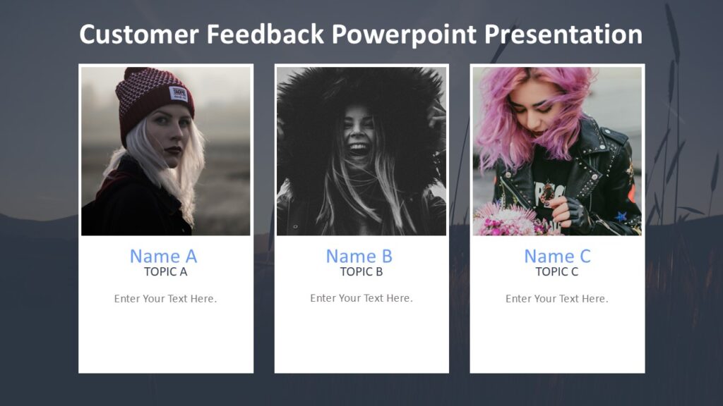 Customer Feedback Powerpoint Presentation : 100% Editable PPTx