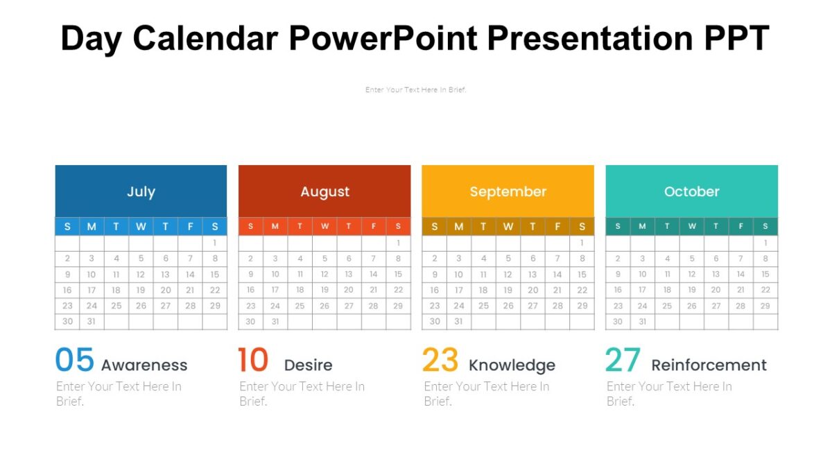 Day Calendar PowerPoint Presentation PPT : 100% Editable PPTx