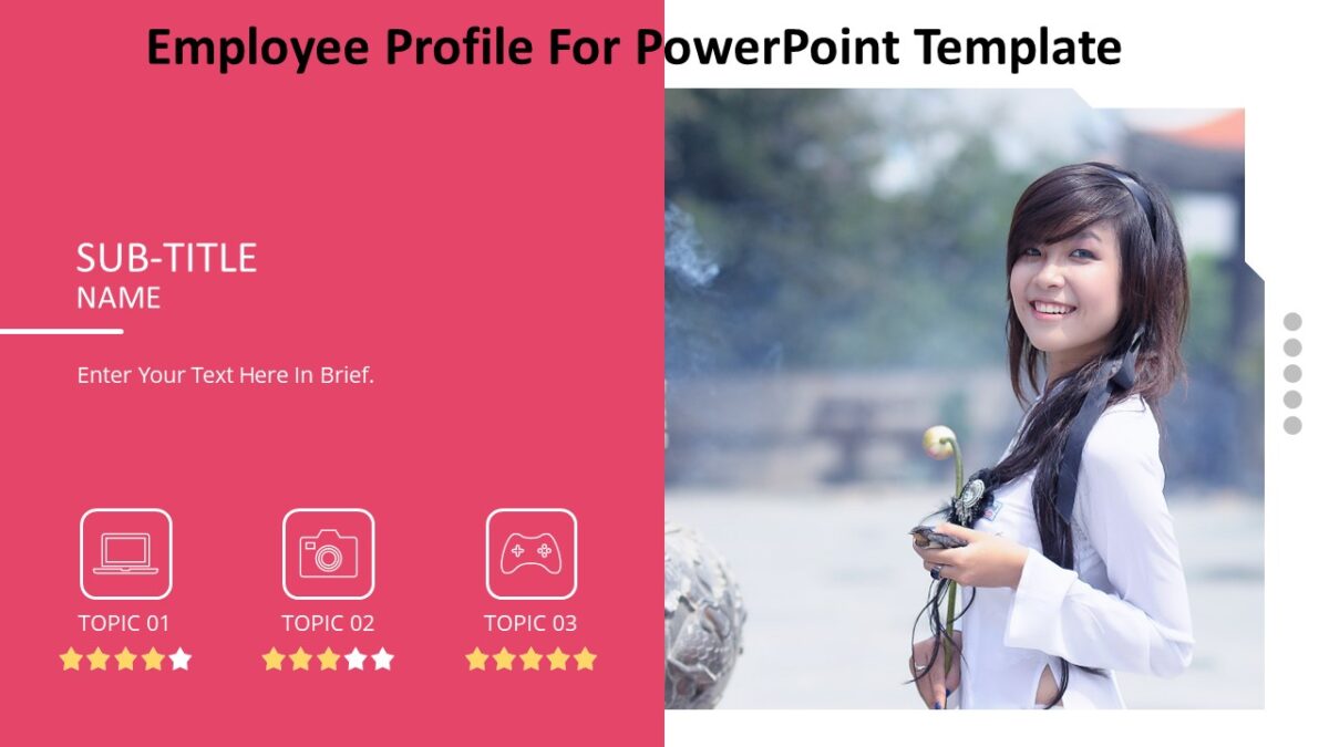 Employee Profile For PowerPoint Template - PPTUniverse