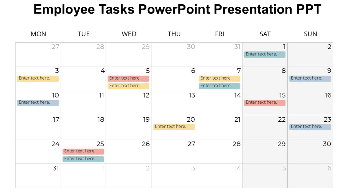 Employee Tasks PowerPoint Presentation PPT - PPTUniverse