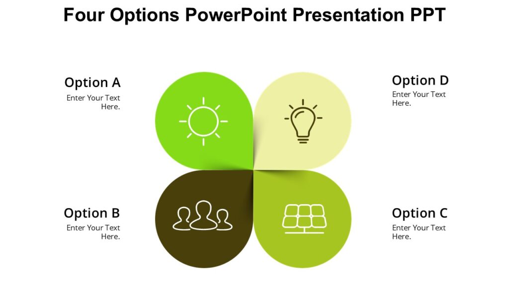 Four Options PowerPoint Presentation PPT - PPTUniverse