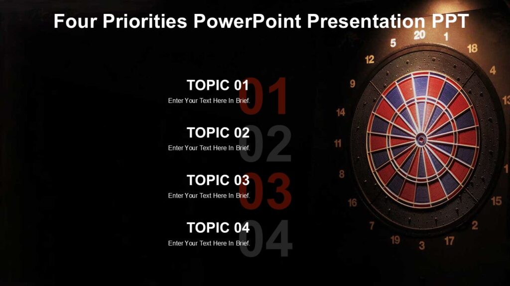 Four Priorities PowerPoint Presentation PPT - PPTUniverse