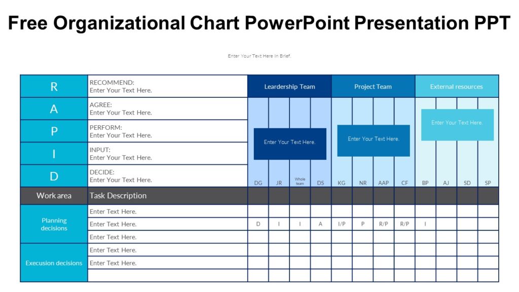 Free Organizational Chart PowerPoint Presentation PPT - PPTUniverse