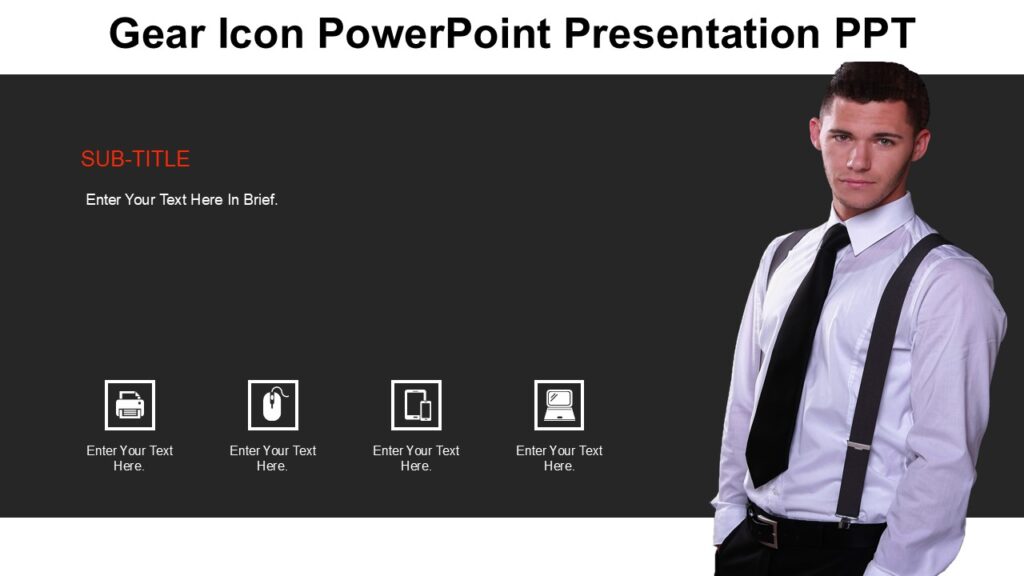 Gear Icon PowerPoint Presentation PPT : 100% Editable PPTx