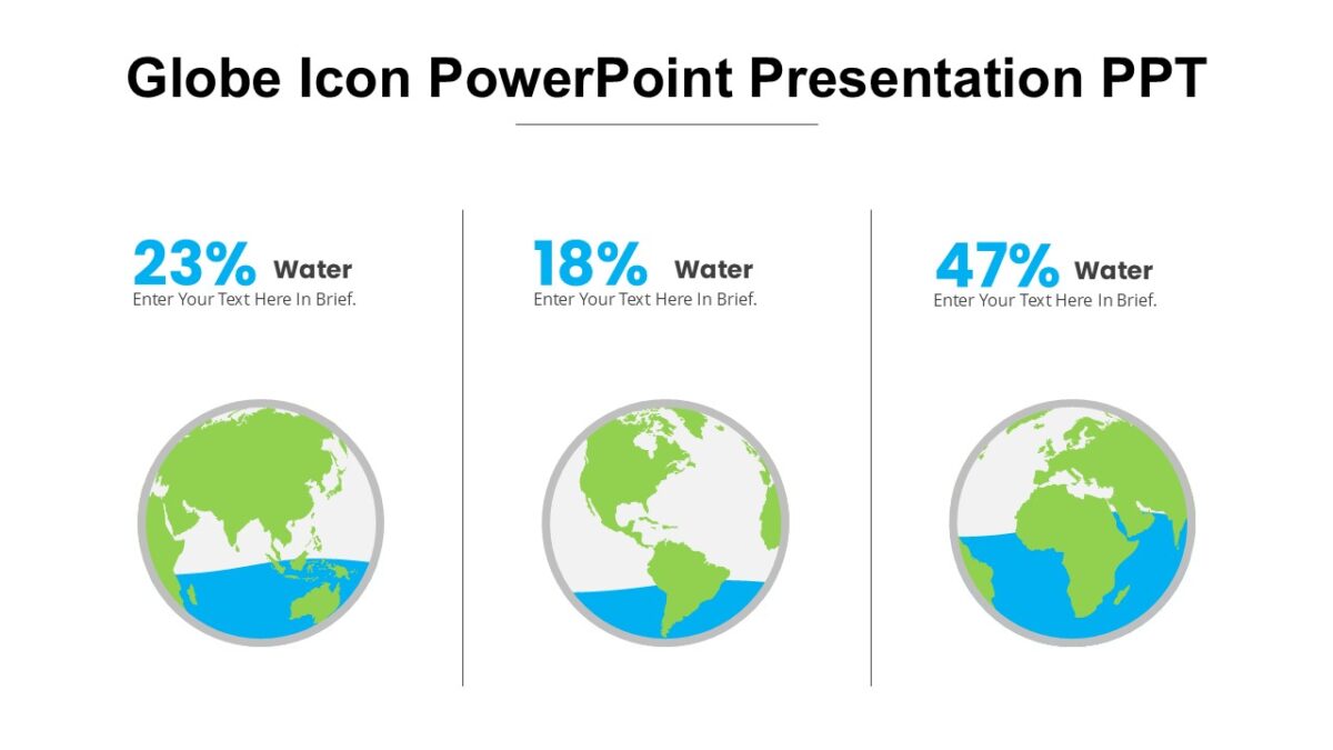Globe Icon PowerPoint Presentation PPT - PPTUniverse