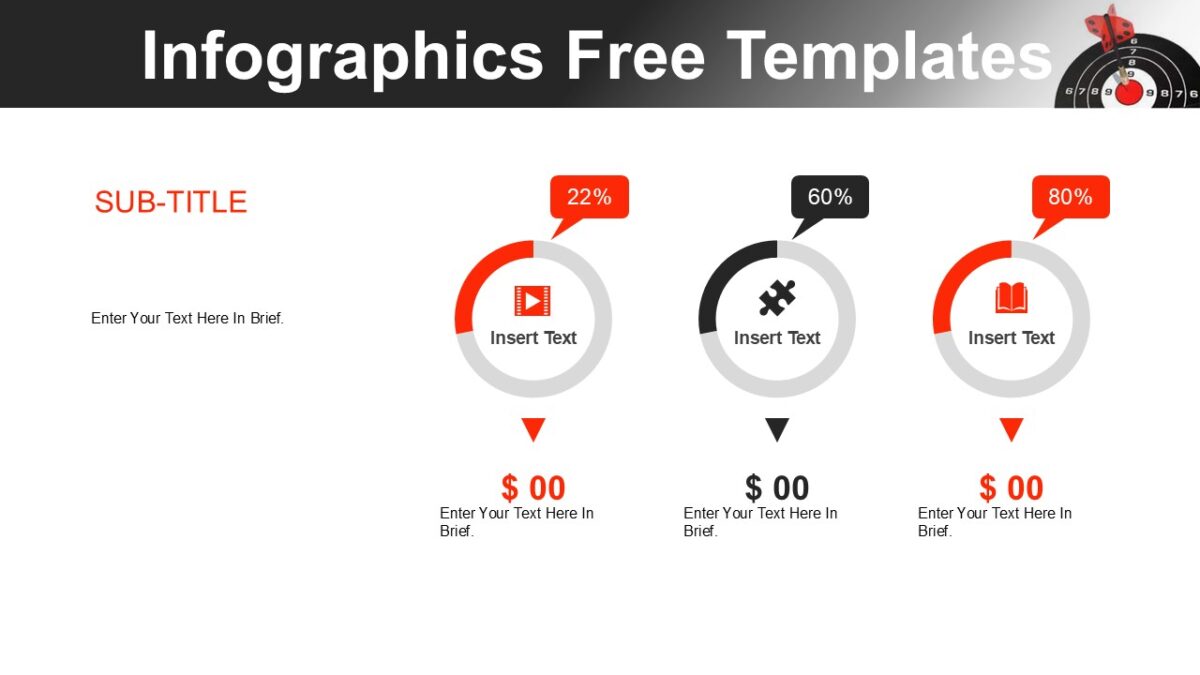 Infographics Free Templates : 100% Editable PPTx