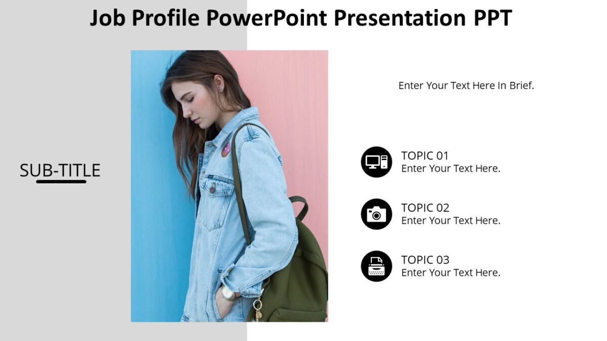 Job Profile PowerPoint Presentation PPT : 100% Editable PPTx