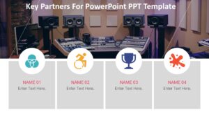 Key Partners For PowerPoint PPT Template : 100% Editable PPTx