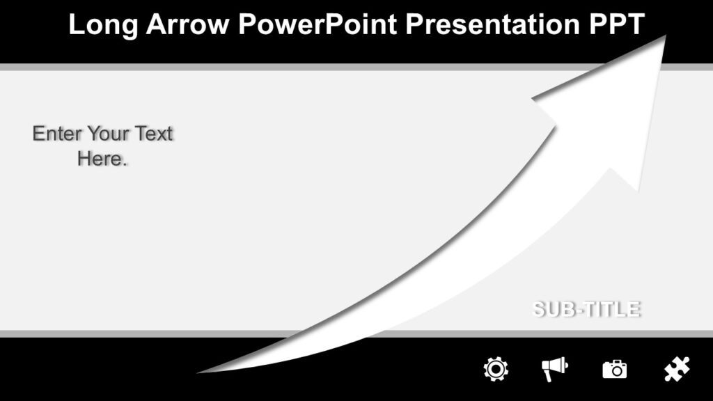 Long Arrow PowerPoint Presentation PPT : 100% Editable PPTx