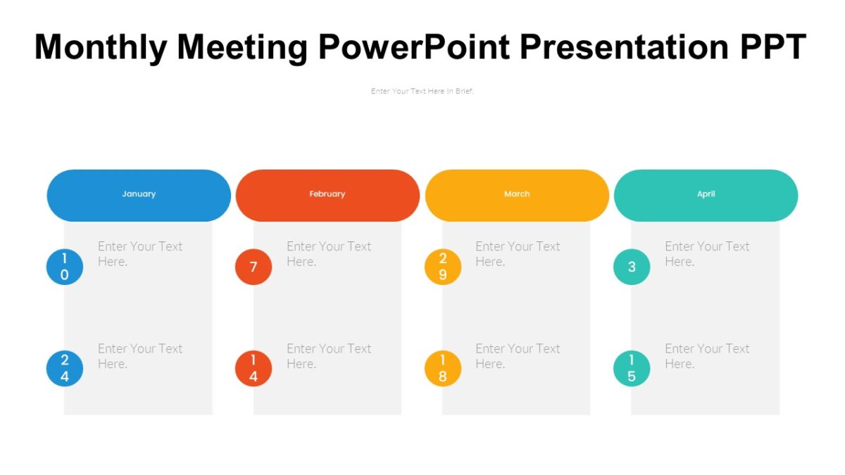 Monthly Meeting PowerPoint Presentation PPT - PPTUniverse