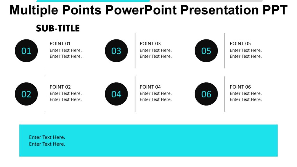 Multiple Points PowerPoint Presentation PPT : 100% Editable PPTx