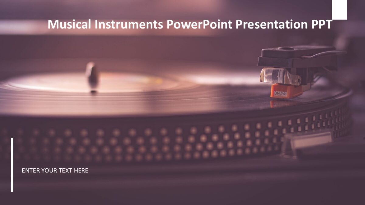 Musical Instruments PowerPoint Presentation PPT : 100% Editable PPTx