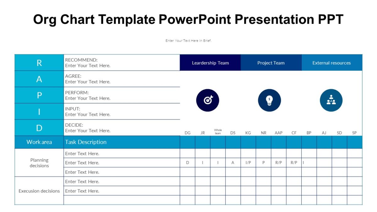 Org Chart Template PowerPoint Presentation PPT - PPTUniverse