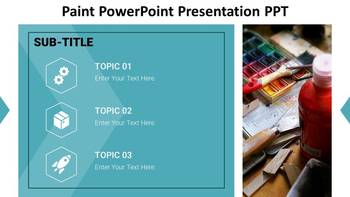 Paint PowerPoint Presentation PPT : 100% Editable PPTx