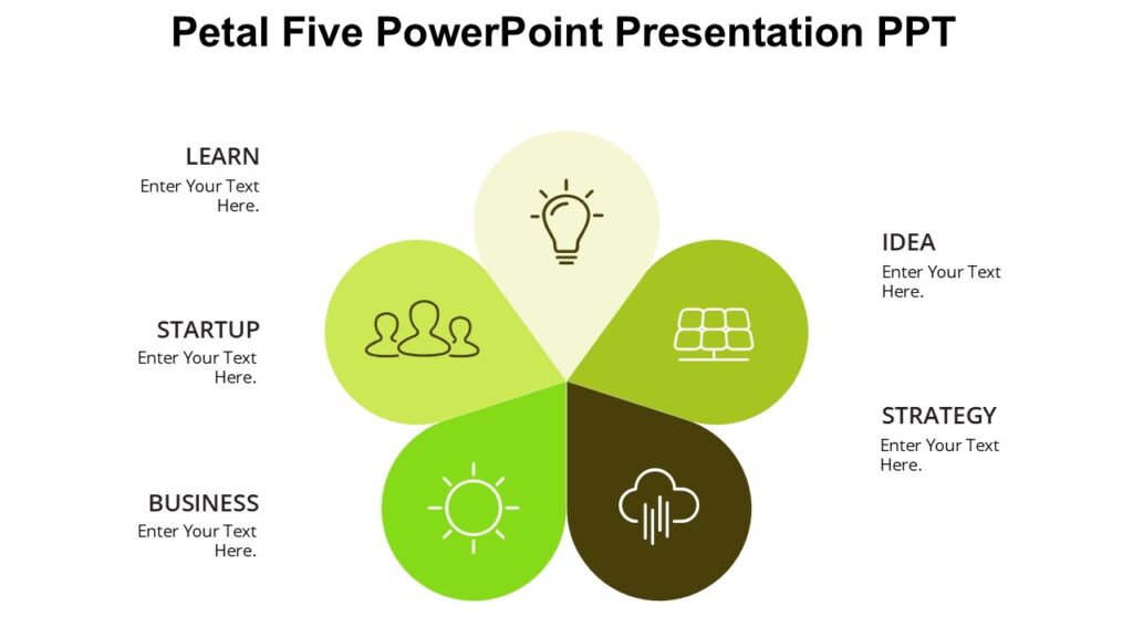 Petal Five PowerPoint Presentation PPT - PPTUniverse