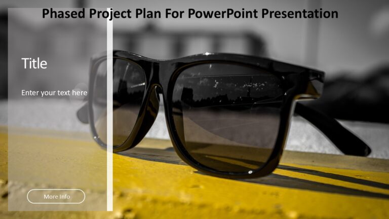 Phased Project Plan For PowerPoint Presentation : 100% Editable PPTx