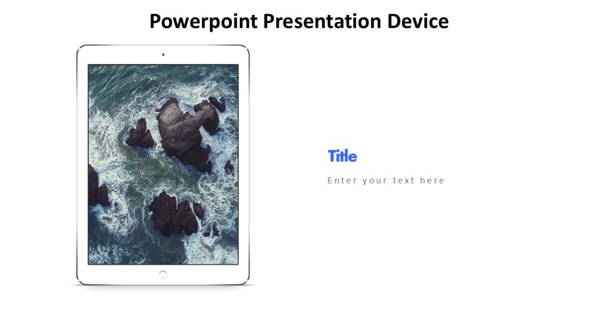 Powerpoint Presentation Device : 100% Editable PPTx