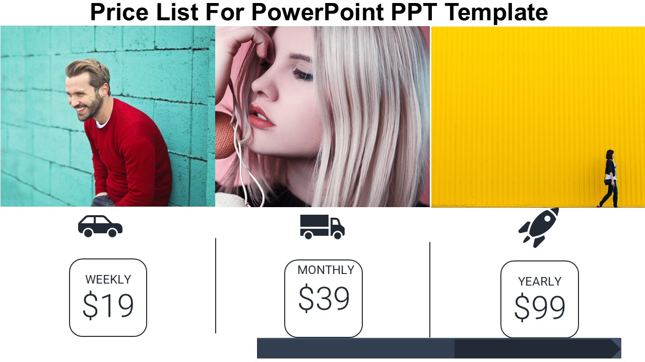 Price List For PowerPoint PPT Template - PPTUniverse