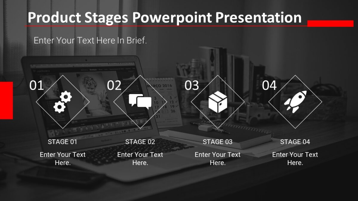 Product Stages Powerpoint Presentation : 100% Editable PPTx